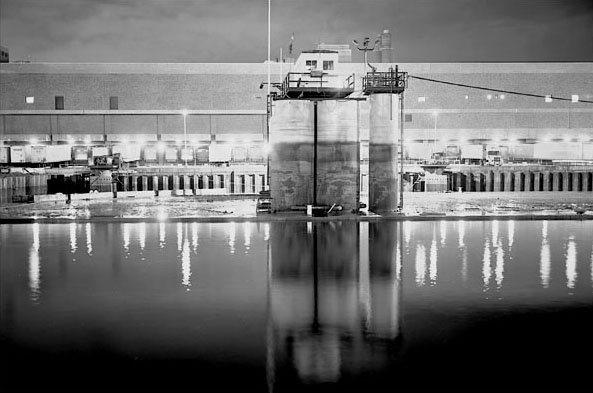 Tunnel Section Moored in Fort Point Channel March 2000 Boston